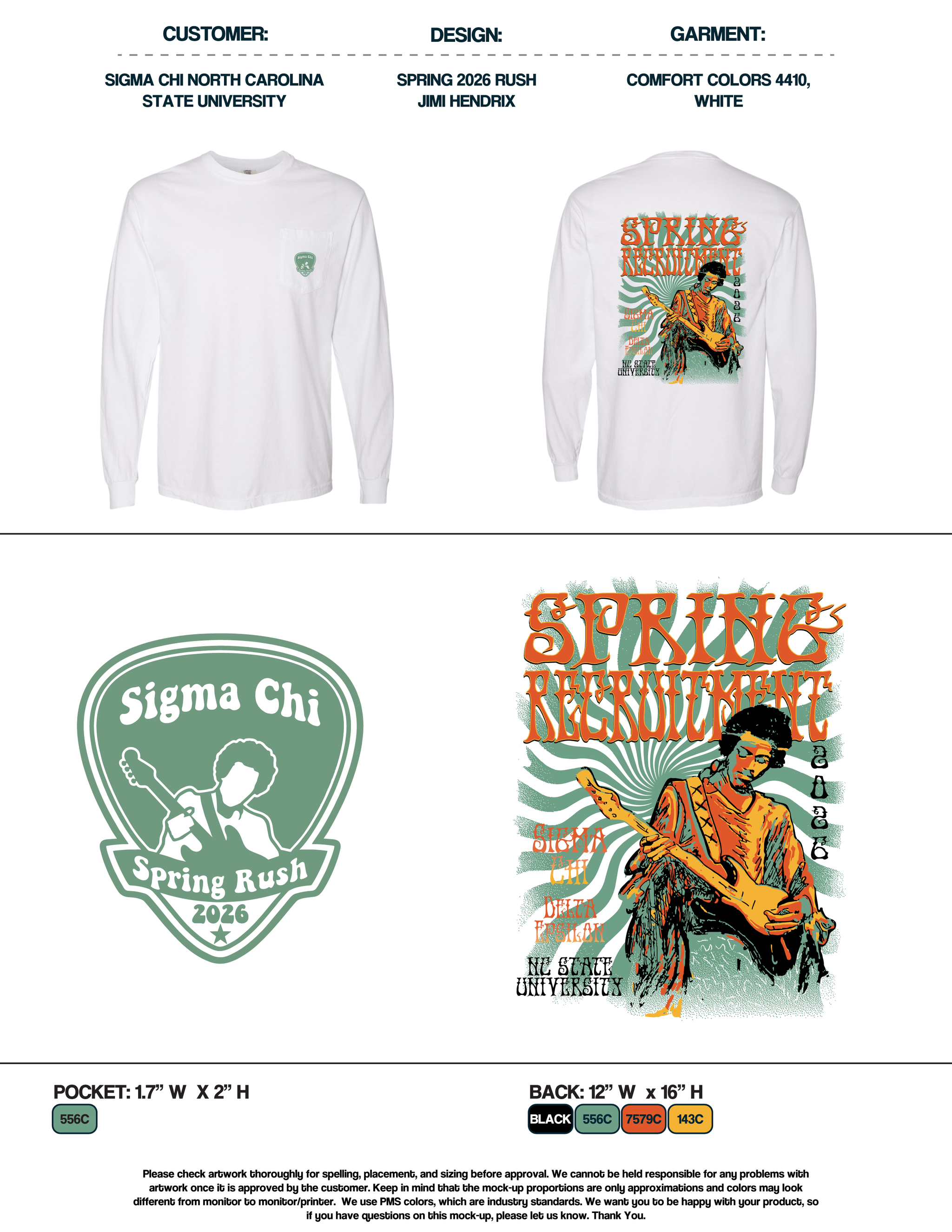 Sigma Chi North Carolina State University Spring Rush 2026 – Hot Print Co.